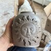 OS Clay With Celtic Design Owl Face Press Mold Relief Mold or Sprig ...