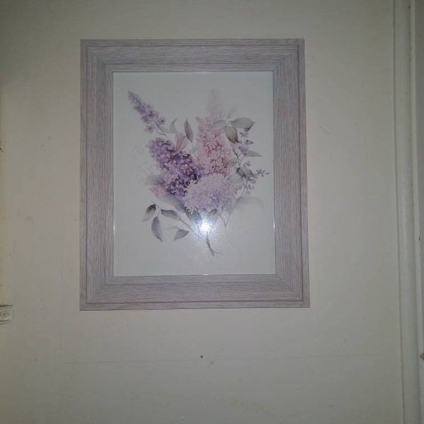 Watercolor Lilac Flower Prints Set of 3 Lilac Flower Wall Art Lilac ...