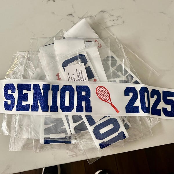 Music Band Senior Sash Senior Night Sash Music Band Chorus Sash Wide ...