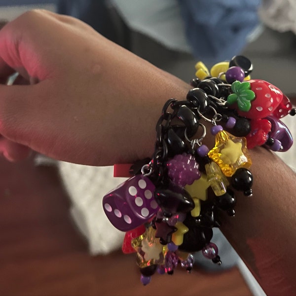 Colorful Clutter Necklace - Etsy