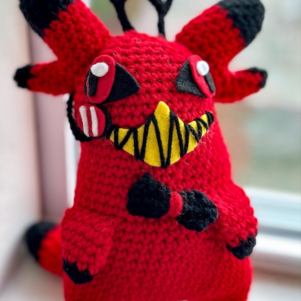 Cursed Cat Alastor Crochet Pattern, Hazbin Hotel, Alastor, Alastor ...