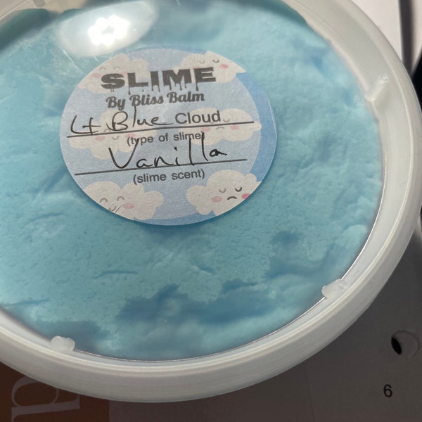 Cloud Slime W/charm Large 8 Oz W/extras Best Seller Customize Choose ...