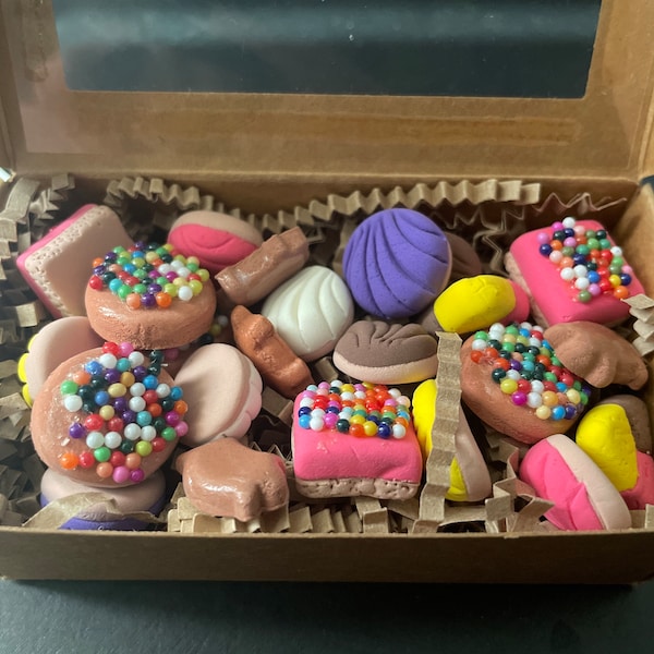 Miniature Clay Mexican Pan Dulce Cortadillas - Etsy