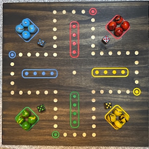 Resource Building Board Game, Game Board Only, Family Games Night - Etsy