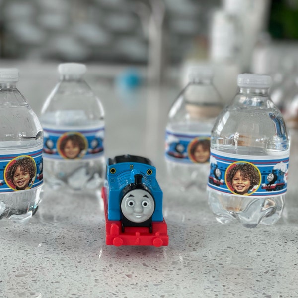 Thomas the Train Water Bottle Label - Etsy