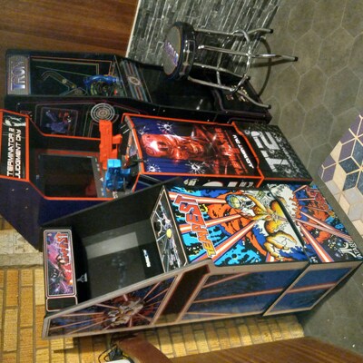 Arcade1up Cabinet Kickplate Front Riser Graphics Tempest Graphic ...