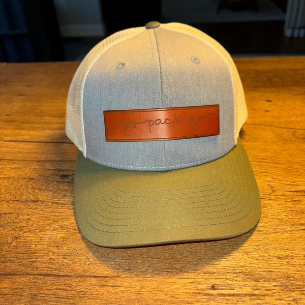 Custom Logo Dad Hats, Company Logo Hat, Leather Patch, Laser Engraved ...