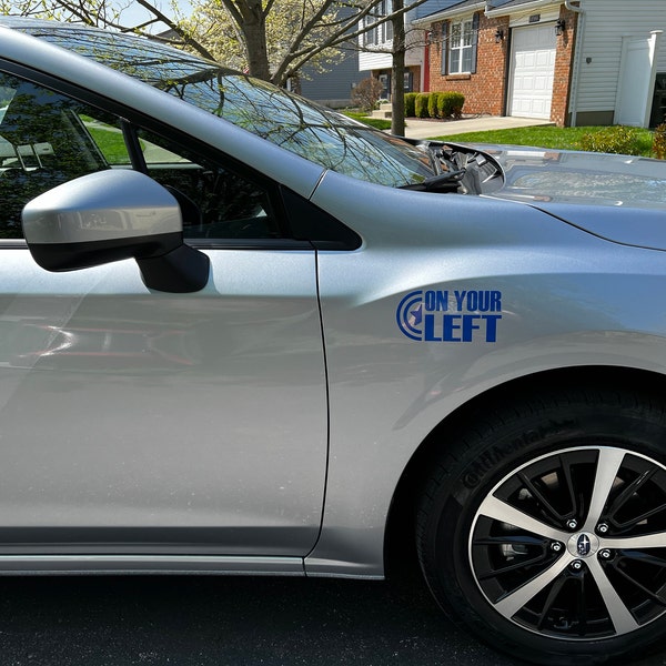 Captain America on Your Left Vinyl Sticker Decal for Car Window Laptop ...