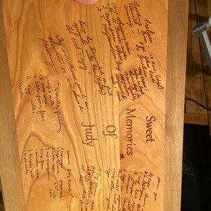 Laser Engraved Handwriting on Tile Custom and Personalized - Etsy