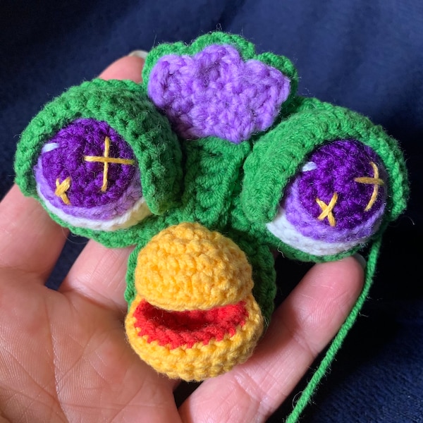 Kawaii Cursed Face Appliqué Amigurumi Crochet Pattern - PDF - English ...