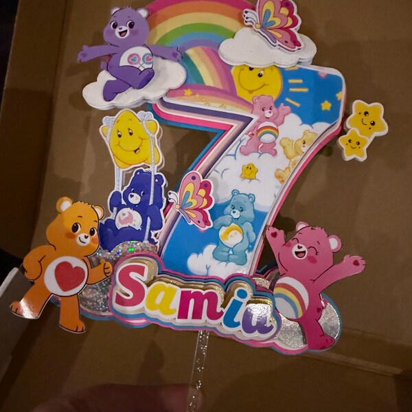 Cute Bears Cake Topper,bear Party Decoration, Teddy Bear Shower Topper ...