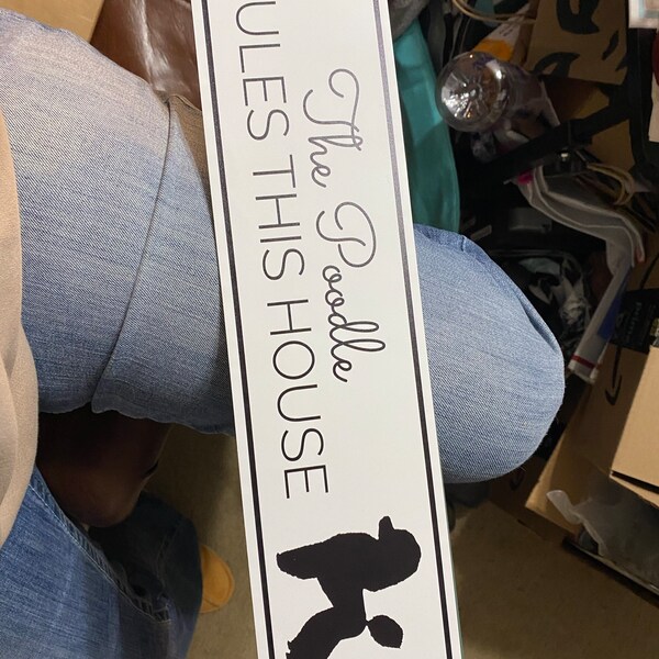 Poodle Sign, Poodle Gift, Poodle Decor, Poodle Owner Gift, Poodle Lover ...