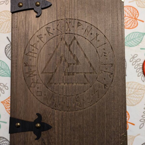 Valknut Viking Engraved Storage Box | Odin's Symbol Norse Trinket Box ...