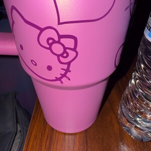 Kitty Stanley Tumbler Cute Halloween Yeti Owala Stanley Pink Hello ...