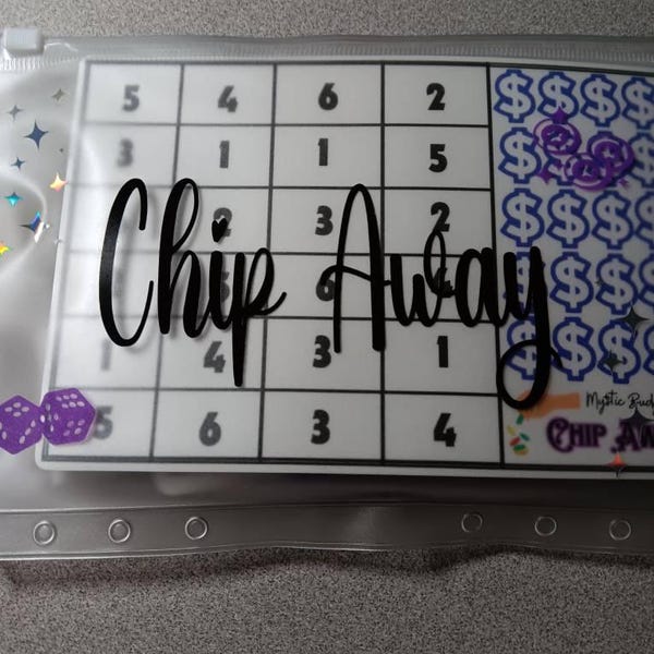 Chip Away Savings Challenge - Etsy