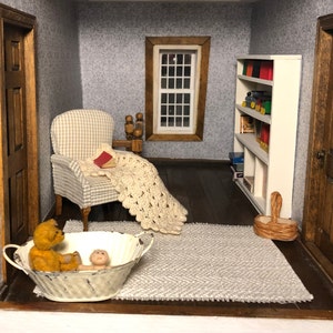 Sale Dollhouse Miniatures Area Rug, Dollhouse Accents, Dollhouse Living ...