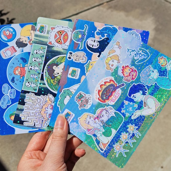 Ponyo Sticker Sheet - Etsy