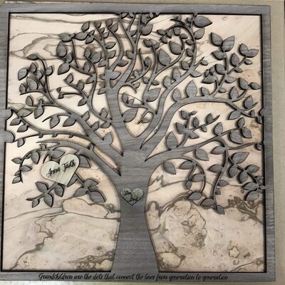 Laser Cut Pano Tree Lasercut DXF, Home Decor, Tree Patterns, Tree Wall ...
