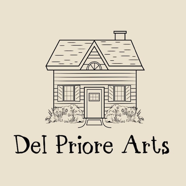 Custom Hand Drawn House Logo |custom Logo Design | Cottage Logo | Farm ...