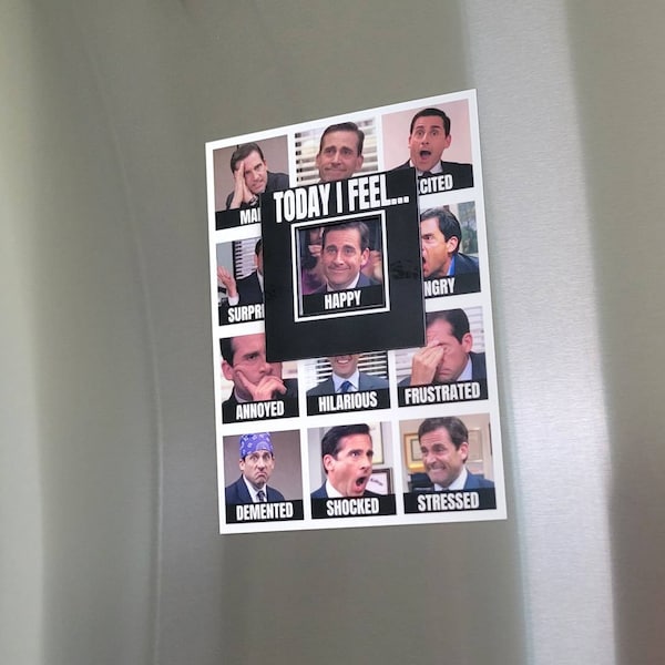 Michael Scott Mood Magnet - Prison Mike - Michael Scott Gifts - Steve ...