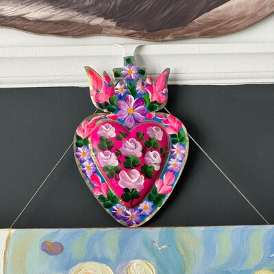 Mexican Tin Art, Mexican Wall Decor, Mexican Tin Ornaments, Mexican ...
