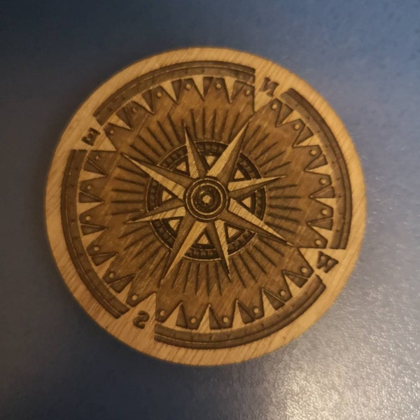 Nautical Compass Stamp for Leather Crafting | Compass Rose - Etsy