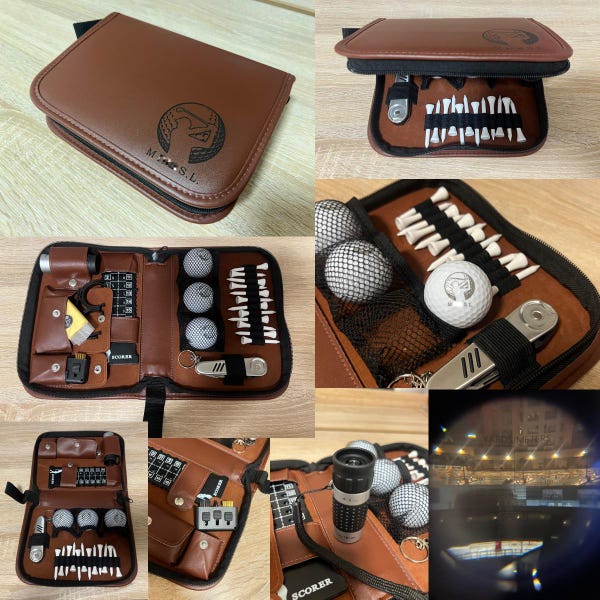Personalized Golf Gift Set: Custom Golf Marking Sets, Retractable Turf ...