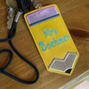 Personalized Crayon ID Badge Holder Pencil Employee ID Holder Teacher ...