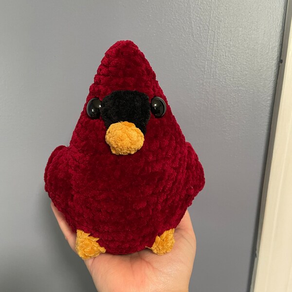 Chubby Cardinal Pattern - Bird Amigurumi - Easy Beginner Crochet ...