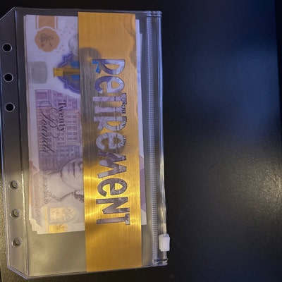 A6 White Divider Envelopes, Minimalist Tabbed Cash Wallets, Set of 5 ...