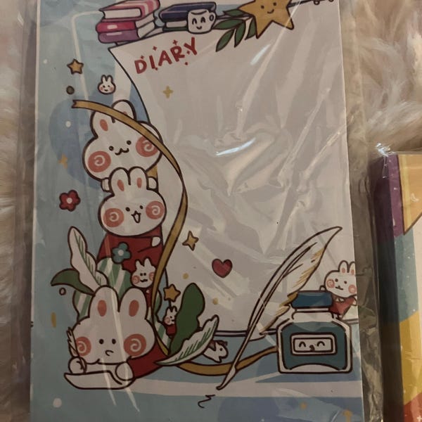 A5 Peach Notebook/ Cute PU Soft Leather Notebook With Magnetic Buckle ...