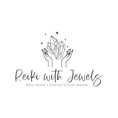 Crystal Hand Logo Jewelry Shop Logo Gem and Stars Logo - Etsy