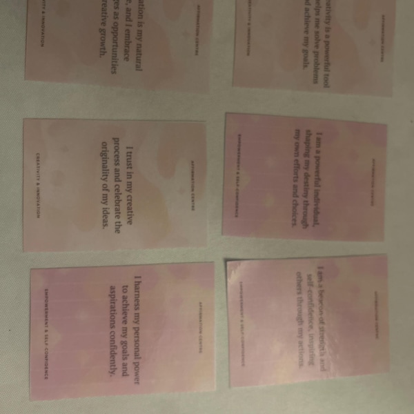 100 Positive Affirmations-printable Digital Affirmation Cards-personal ...