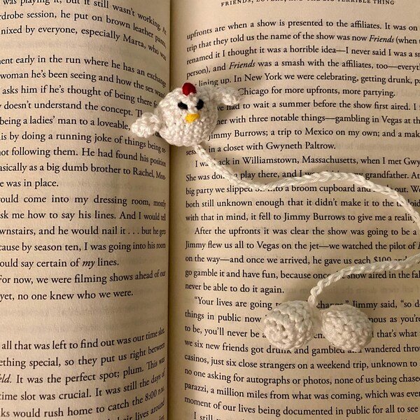Crochet Chicken Bookmark PDF Pattern - Etsy