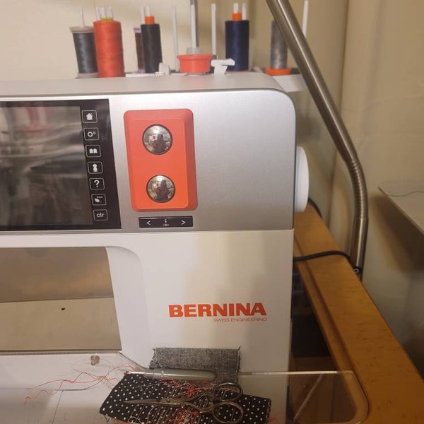 Set: Bernina Kaffe Themed Bobbin and Knob Guard Bernina Special Edition ...