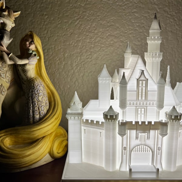 Sleeping Beauty Castle Night Light - Cake Topper - 3D Printed ...