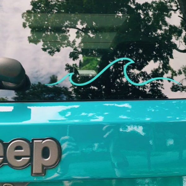 Ocean Wave Vinyl Decal - Vinyl Sticker, Wave Decal, Ocean Decal, Car ...