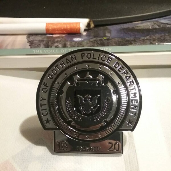 Nolan Trilogy Chrome Metal GPD Police Badges - Etsy