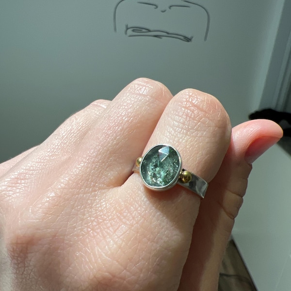 Autumn-fall Ring Orange Red Agate Aqeeq Minimalist Ring Handmade ...