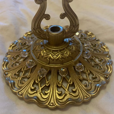 1 Pcs. Big Brass Bobeshe Brass Bobeche Bobesche Traforo MADE in ITALY ...