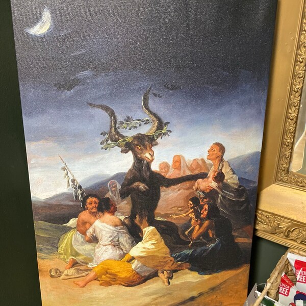 Fransisco Goya : Witches’ Sabbath (1799) Canvas Gallery Wrapped or ...