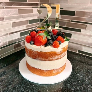 Cursive Acrylic Custom Cake Name Tags Cake Charms Place - Etsy