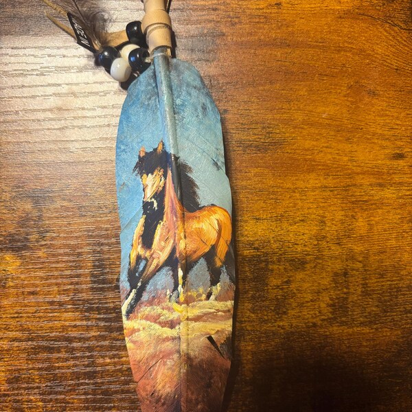 Long Hand Crafted Native American Dance Coup Stick Made by Clara ...