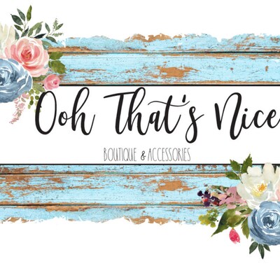 Craft Logo, Rustic Wood, Boutique Logo Design, Watercolor Flowers, Blue ...