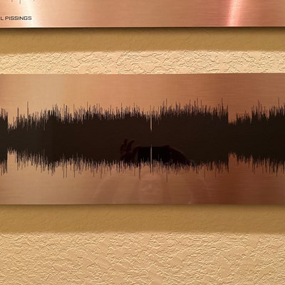 Soundwave Art With Frame Framed Sound Wave Art Framed Wall Art Gift ...