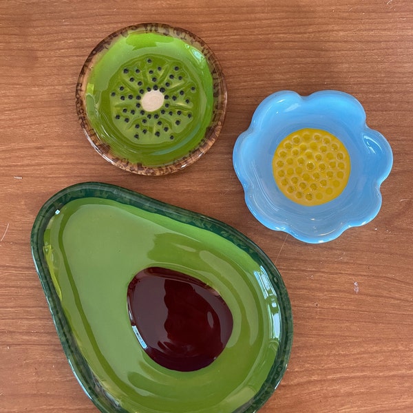 Avocado Small Plate, Unique Spoon Rest, Handmade Ceramic Kitchenware ...