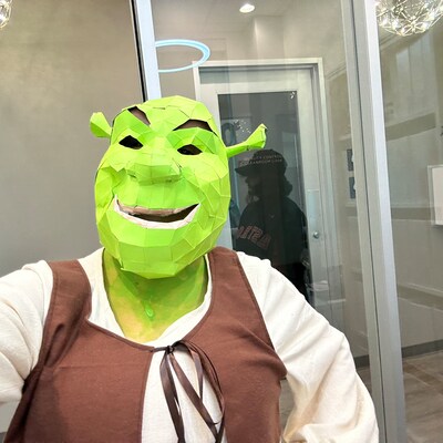 SHREK MASK Diy - Etsy