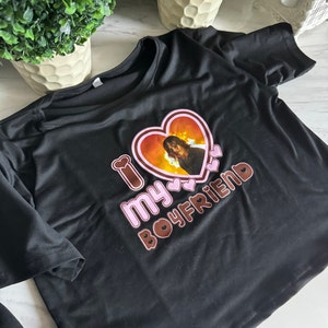 I Love Surfer Skater Emo Boys Slogan Crop Tee, Funny Text Gen Z T-shirt ...