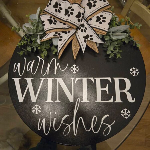 Front Door Decor Hello Front Door Sign Door Sign Door Hanger Year Round ...