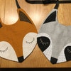 Fox Raccoon Baby Bibs PDF E Sewing Pattern - Etsy UK